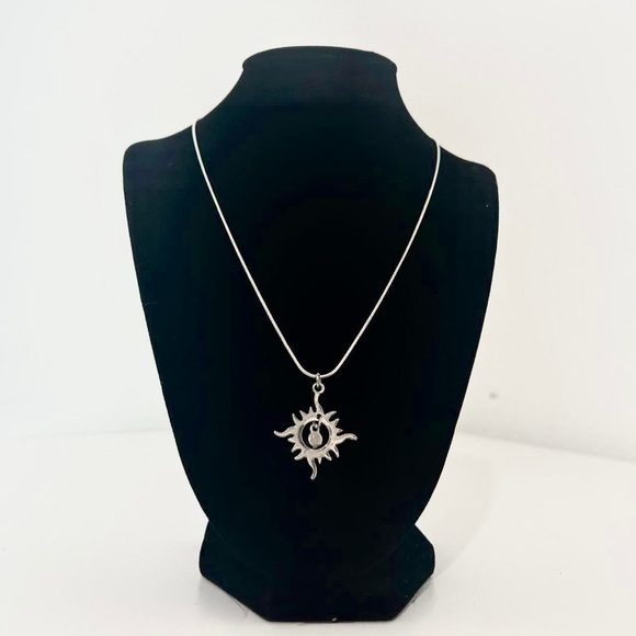 Jewelry | Reservible Sterling Silver Disneys Tangled Sun Necklace ...